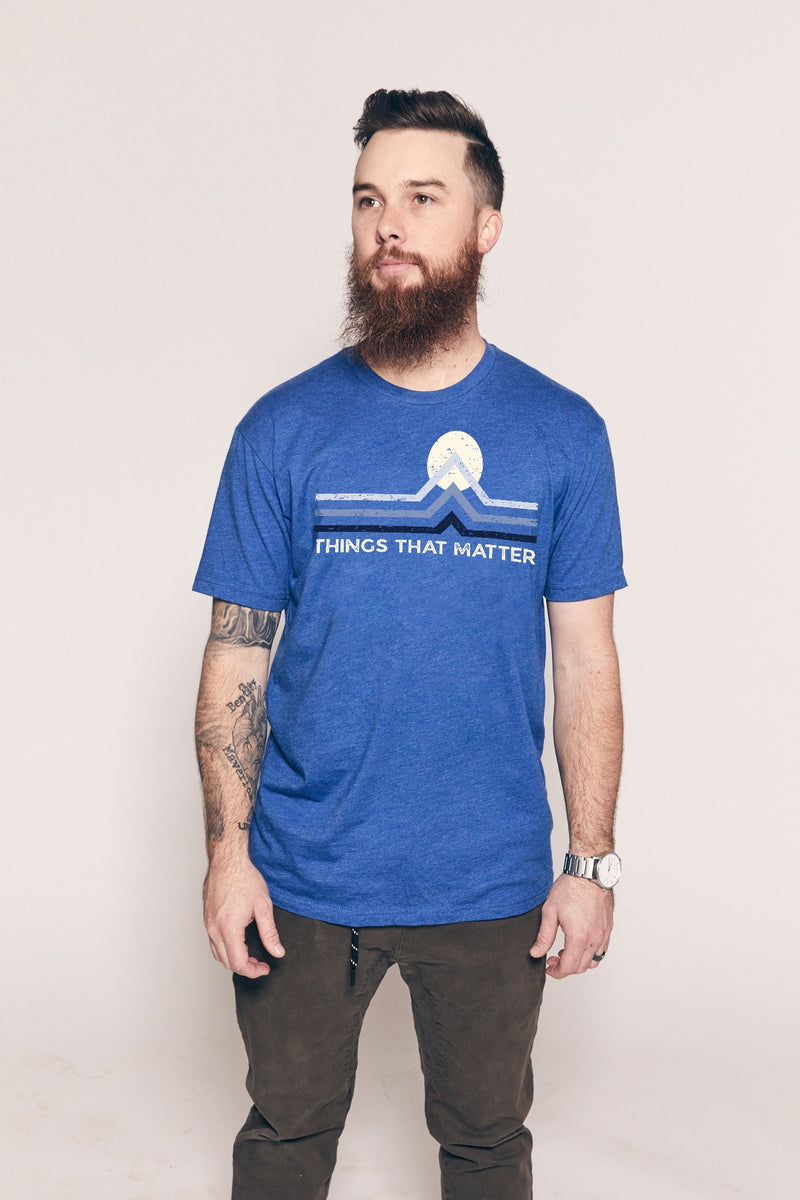 Hayden Logo Tee - Azure – Things That Matter Lifestyle